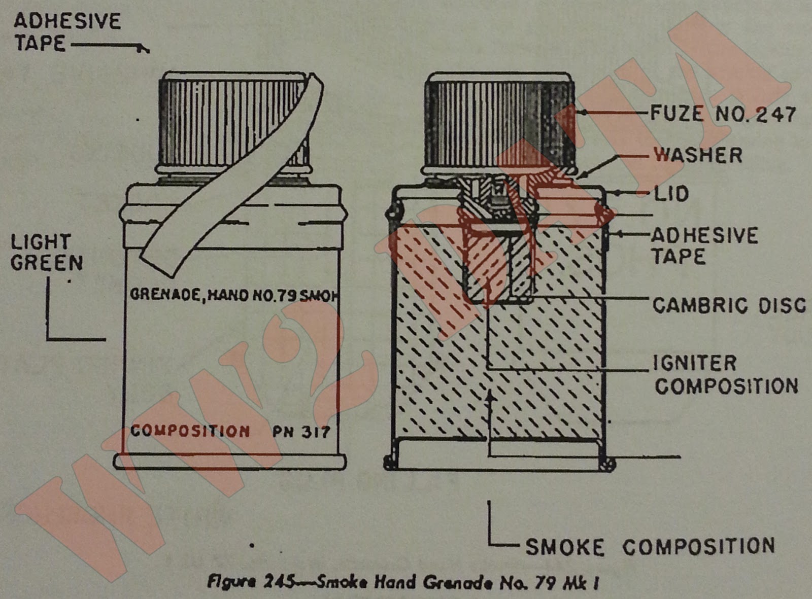 WW2 Equipment Data: British Explosive Ordnance - Smoke, Illuminating ...