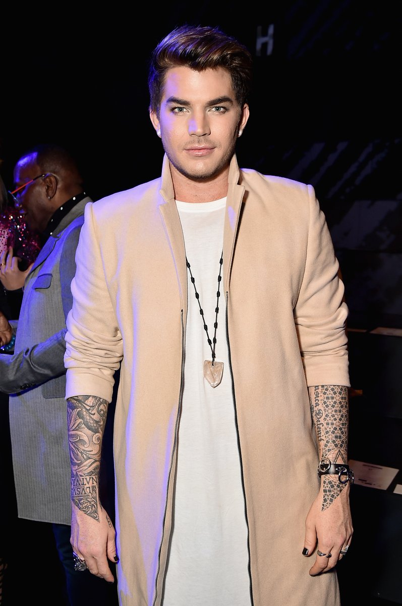 PHOTOS & VIDEOS! (+ Recorded Live Stream) Adam Lambert At NYC Fashion ...