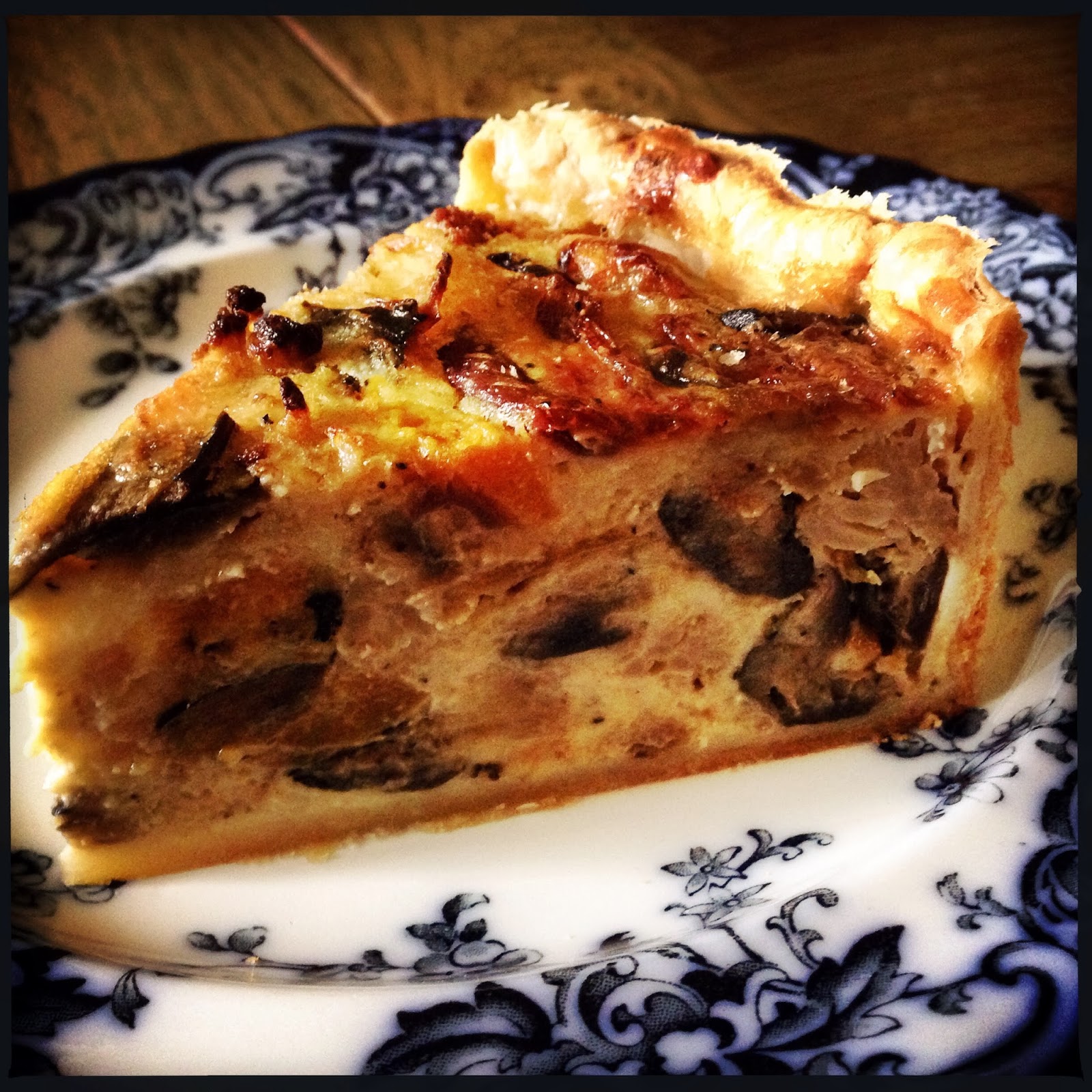 The Vicar Died Laughing: Roasted Vegetable Deep Tart