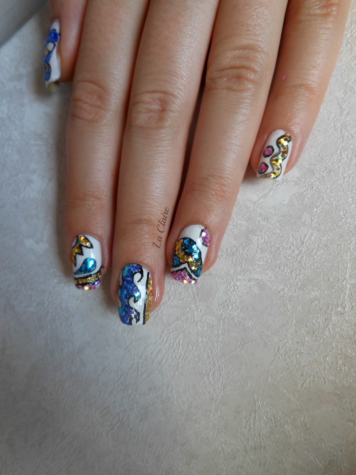 La Claire: Nail art Gaudì inspired