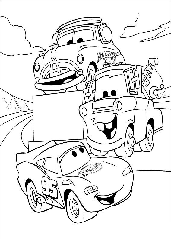 DESENHOS DO FILME CARROS PARA COLORIR ~ imagens para celular