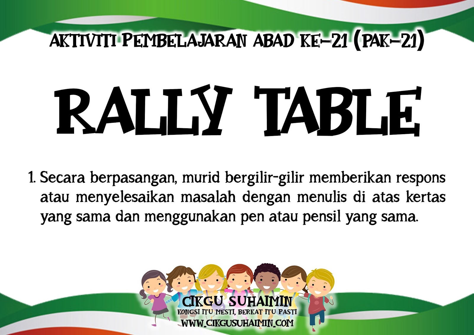 47 Aktiviti Pembelajaran Abad ke-21 (PAK-21) dengan Grafik yang Menarik