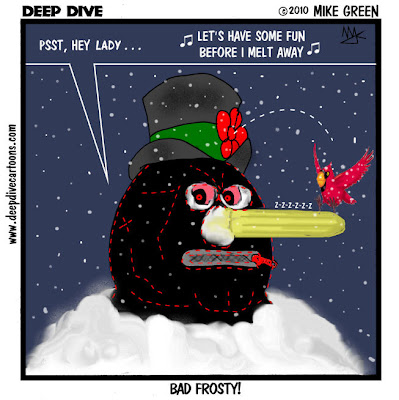 DEEP DIVE cARToons by Mike Green