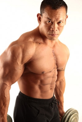 Strong Man: Top Muscular Man - Kris Dim, Cambodian professional bodybuilder