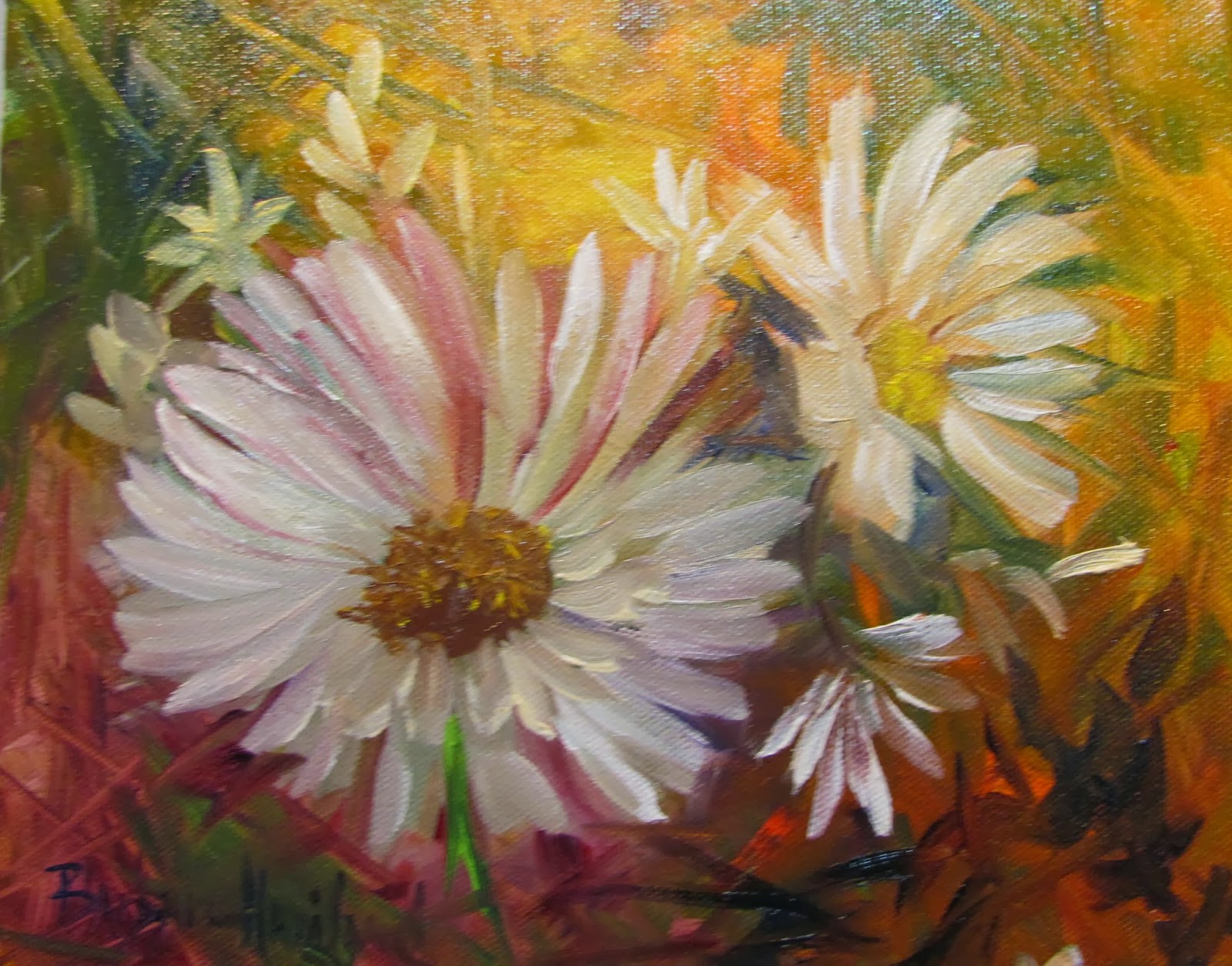 Contemporary Artists of Texas: Daisies by Barbara Haviland--BarbsGarden ...