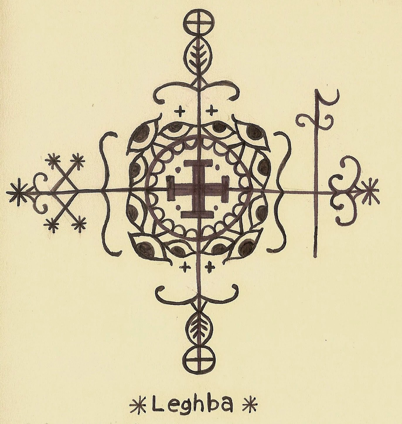 Beard of Moss: Voudon Gnostic Temple Vévé "Coasters"