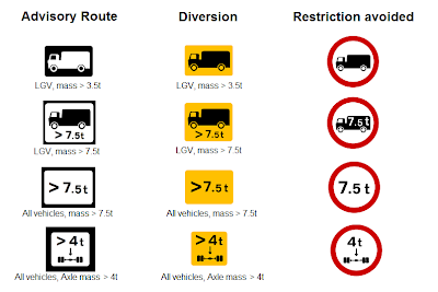 Signage improvements: Diversion and advisory routes | glob on someday