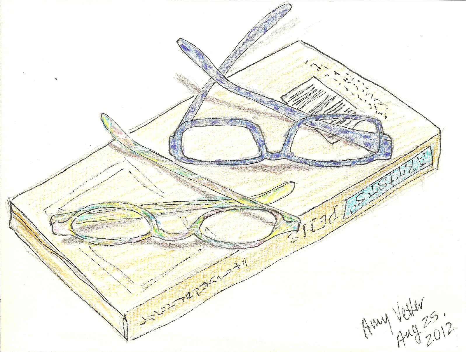 Amy's Art Journal: Reading Glasses