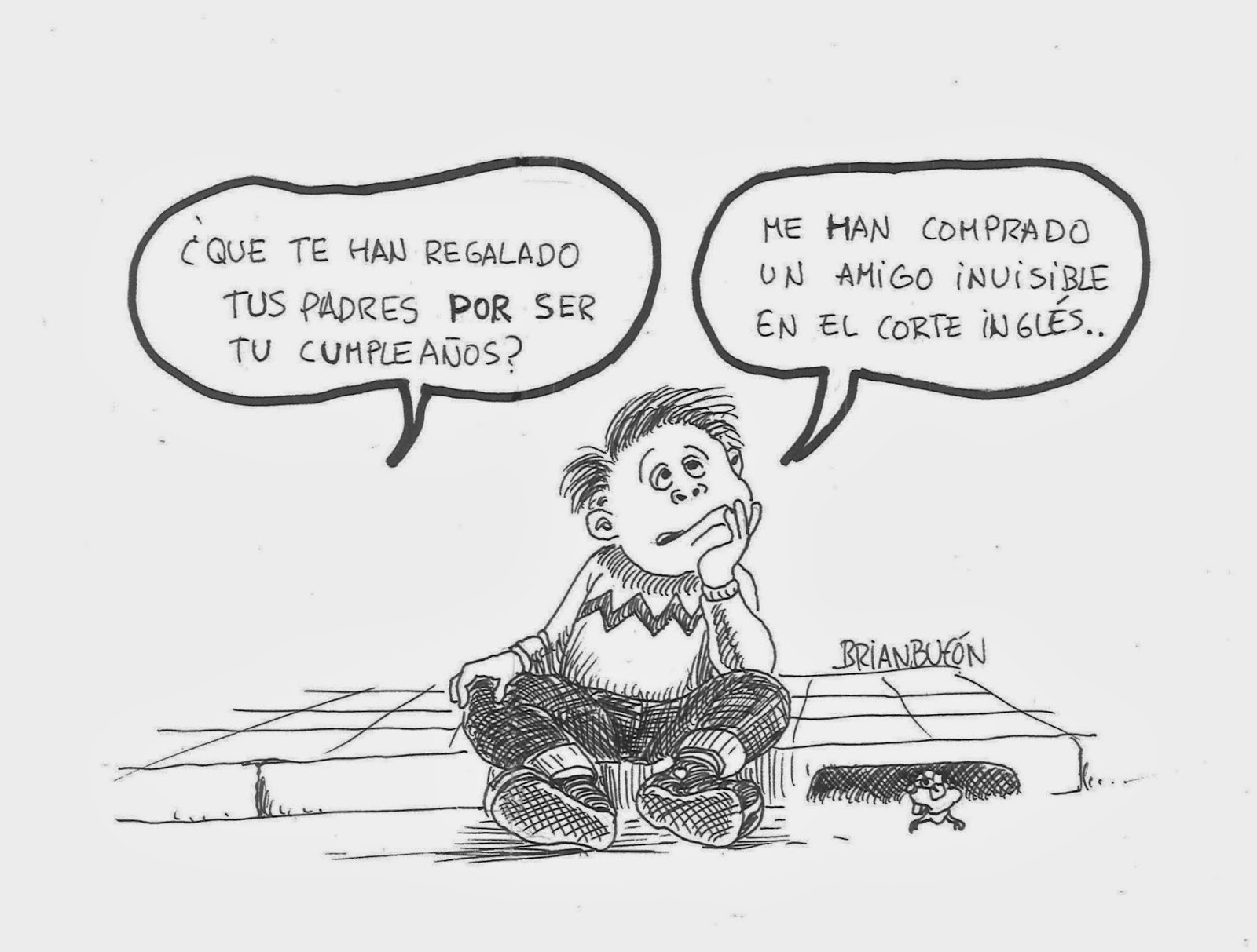 Los dibujitos de Brian bufón: chistes raros