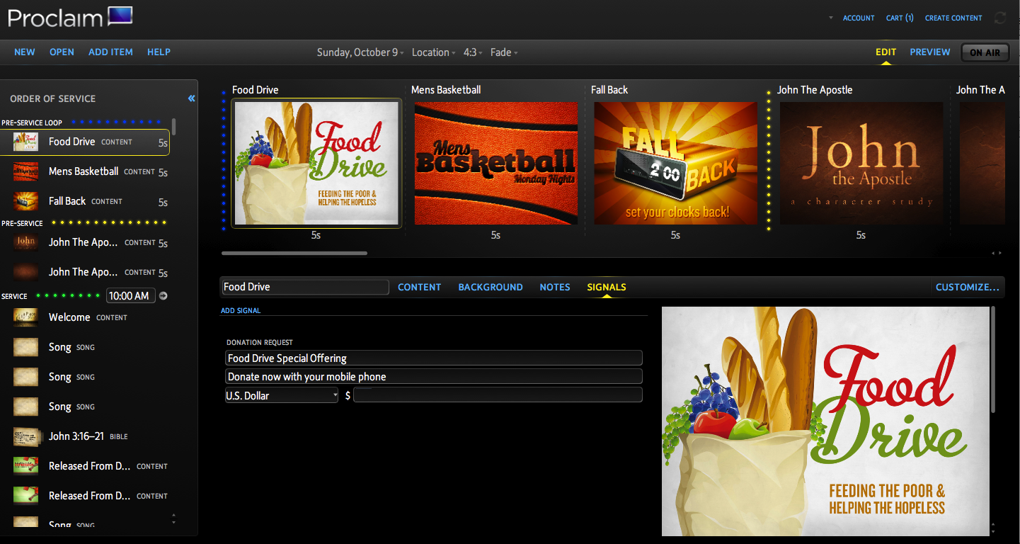 The Christian Music Junkie: Proclaim Church Software Review