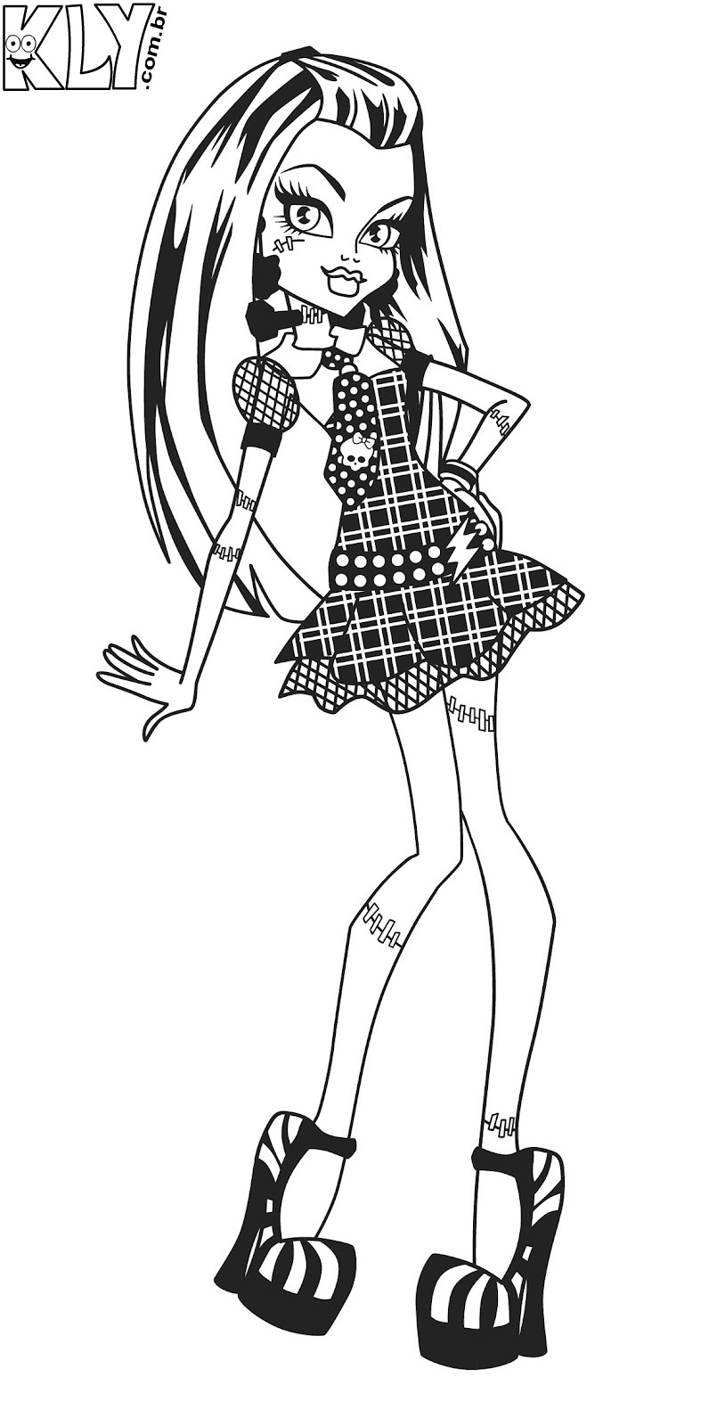 Monster High – Desenhos para Colorir - Desenhos Para Colorir