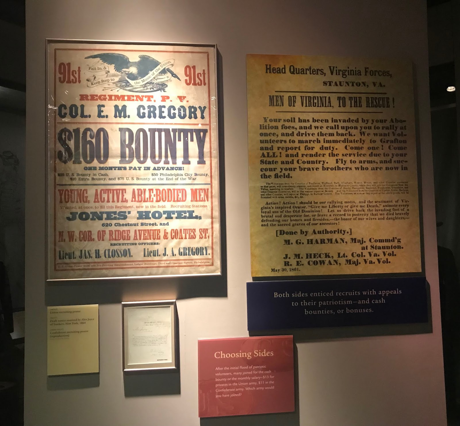 The Civil War Picket: At the Smithsonian: Bullet-riddled tree stump ...