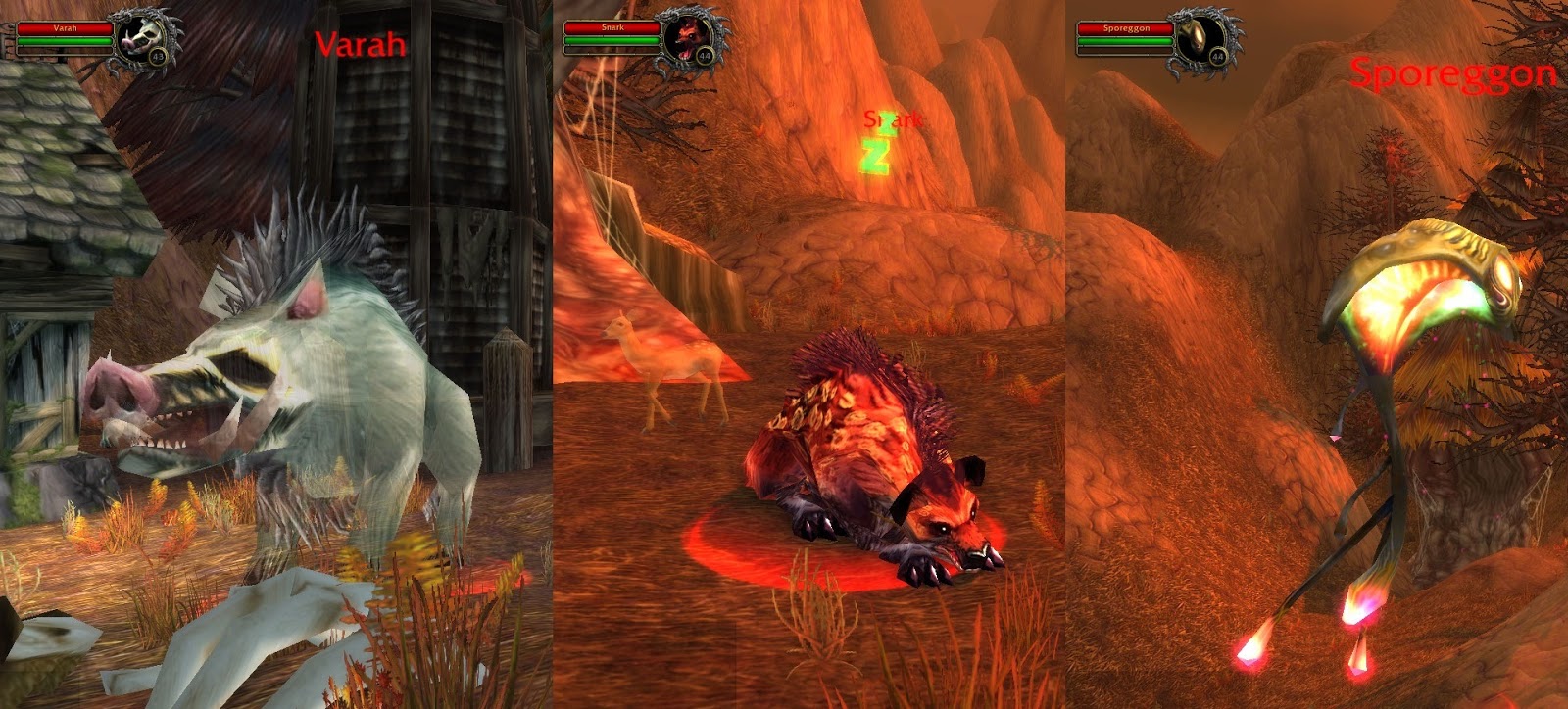 WoW Rare Spawns: Eastern Plaguelands - Tamable Rares added in 5.1