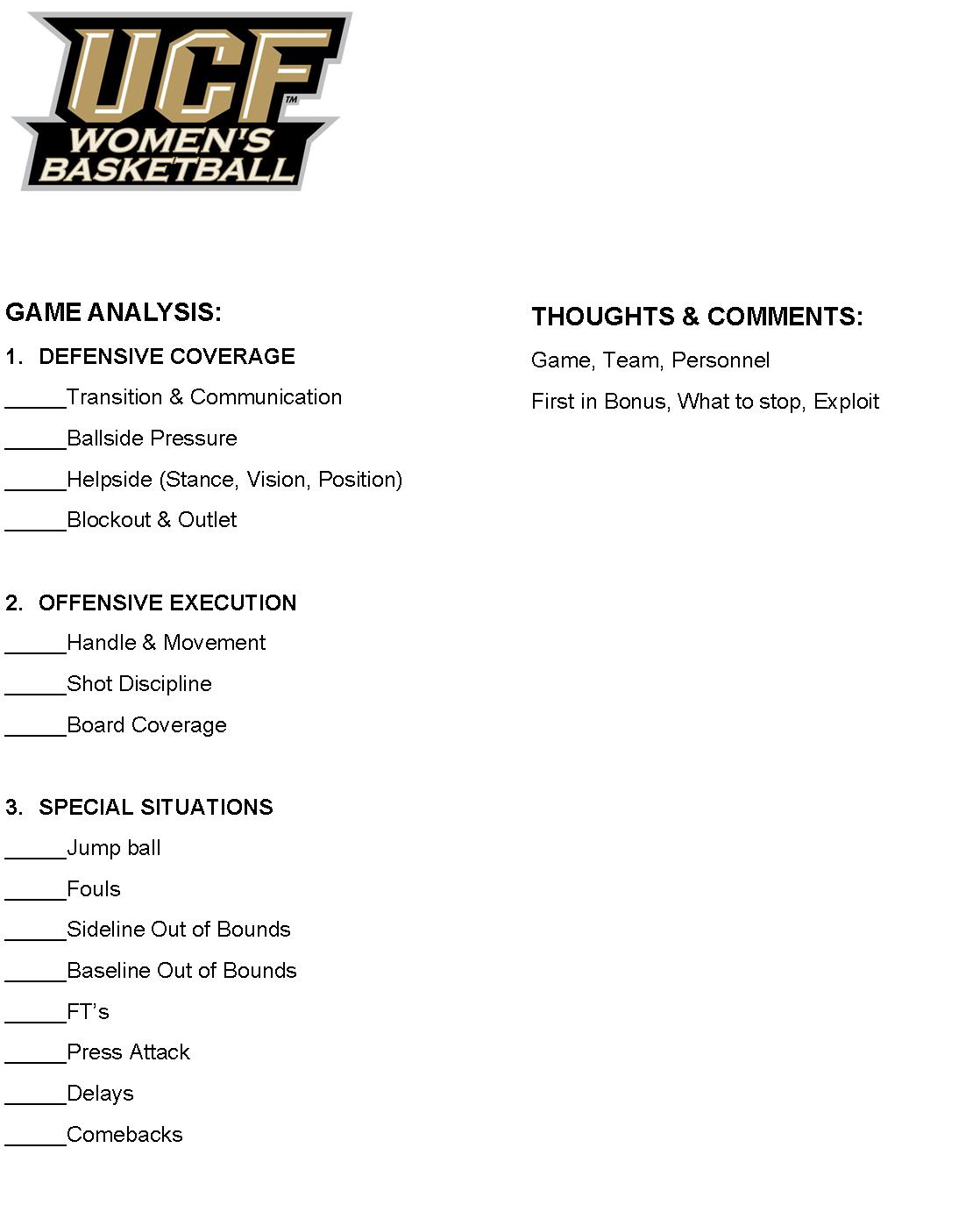 Lipscomb Women's Basketball Thoughts: January 15-22 UCF Basketball Diary