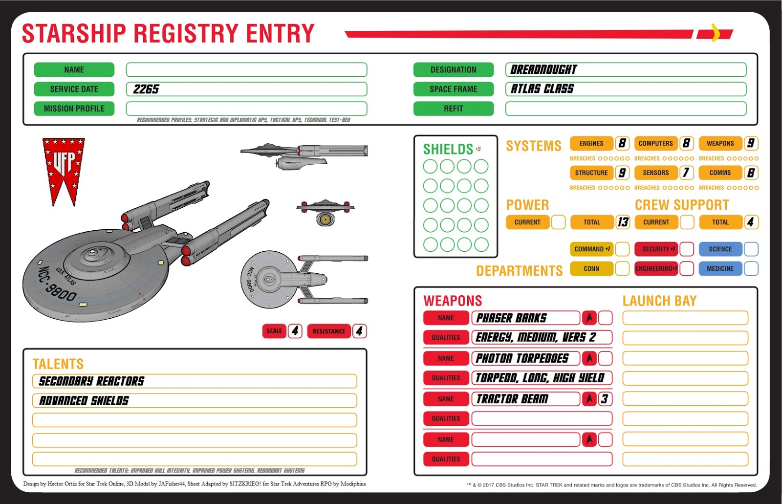 SITZKRIEG! Hobby Blog: SHIELDS UP! Unofficial Star Trek Games House Rules