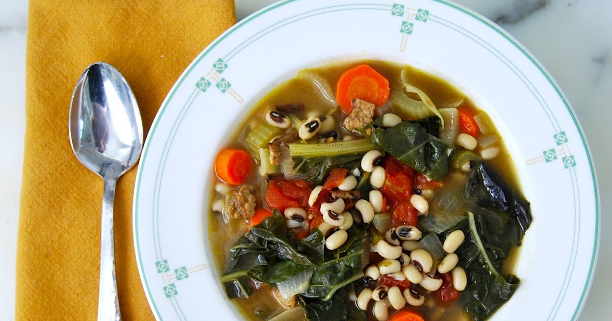 My Recession Kitchen...and garden: New Year's Hoppin John Soup