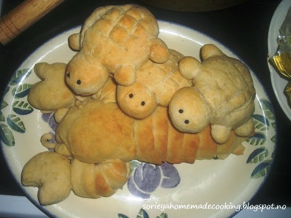 Sorieya's Homemade Cooking: Homemade Animal Shape bread