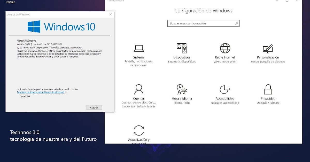 Windows 10 PRO Build 1607 (14393) Anniversary Update - Cómo actualizar ...