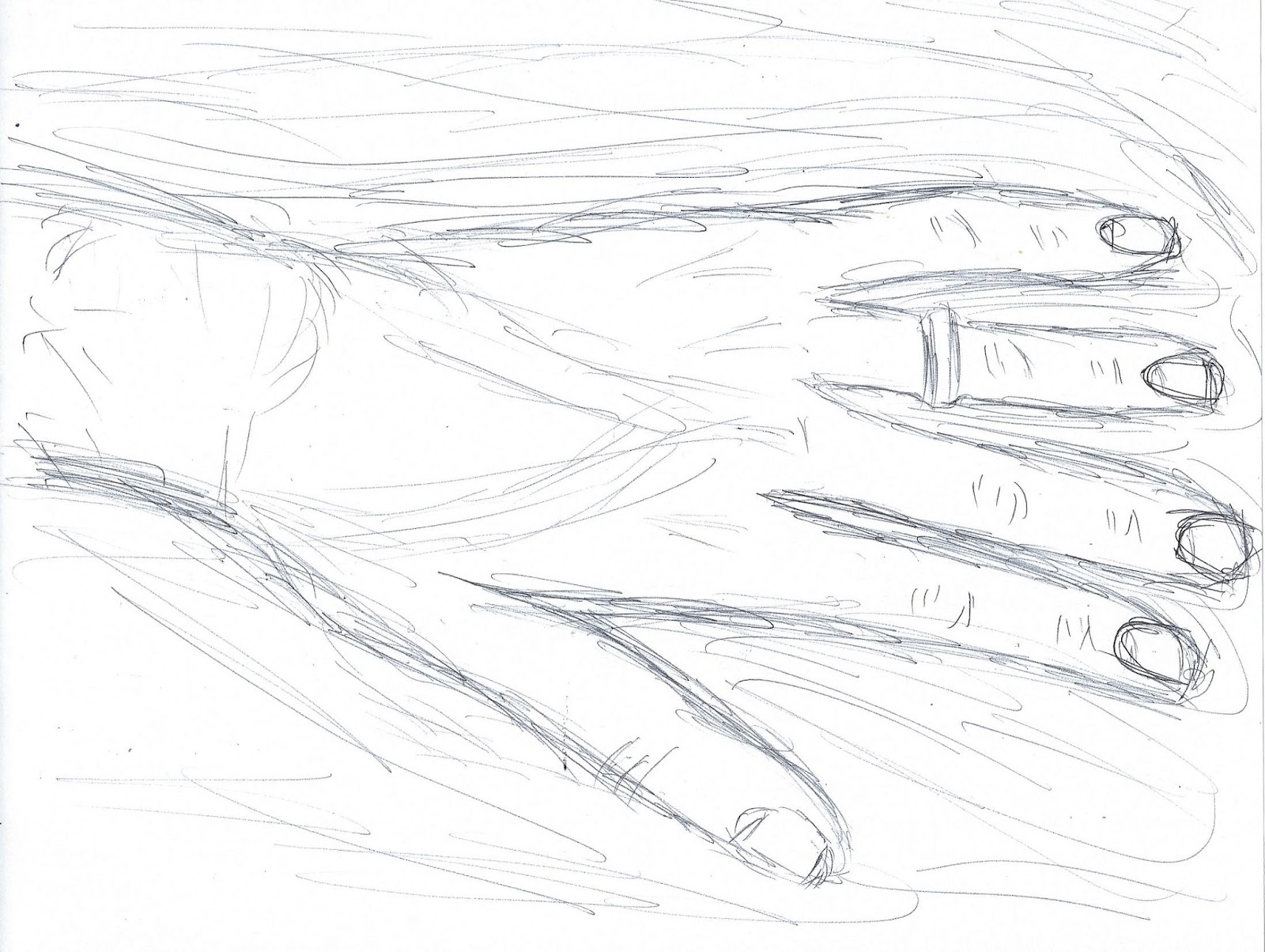 Flinching Forward Fast: Drawing Gallery (First Year)