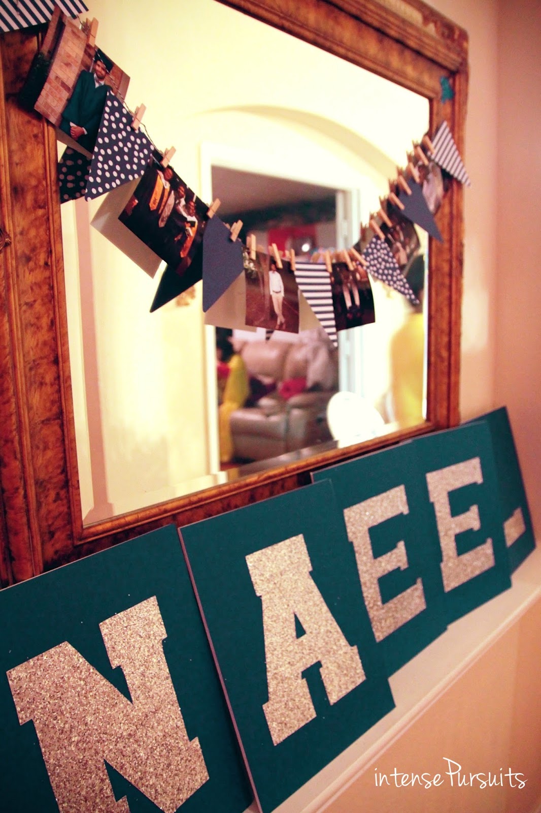 DIY: sailor-navy themed indoor/outdoor graduation party