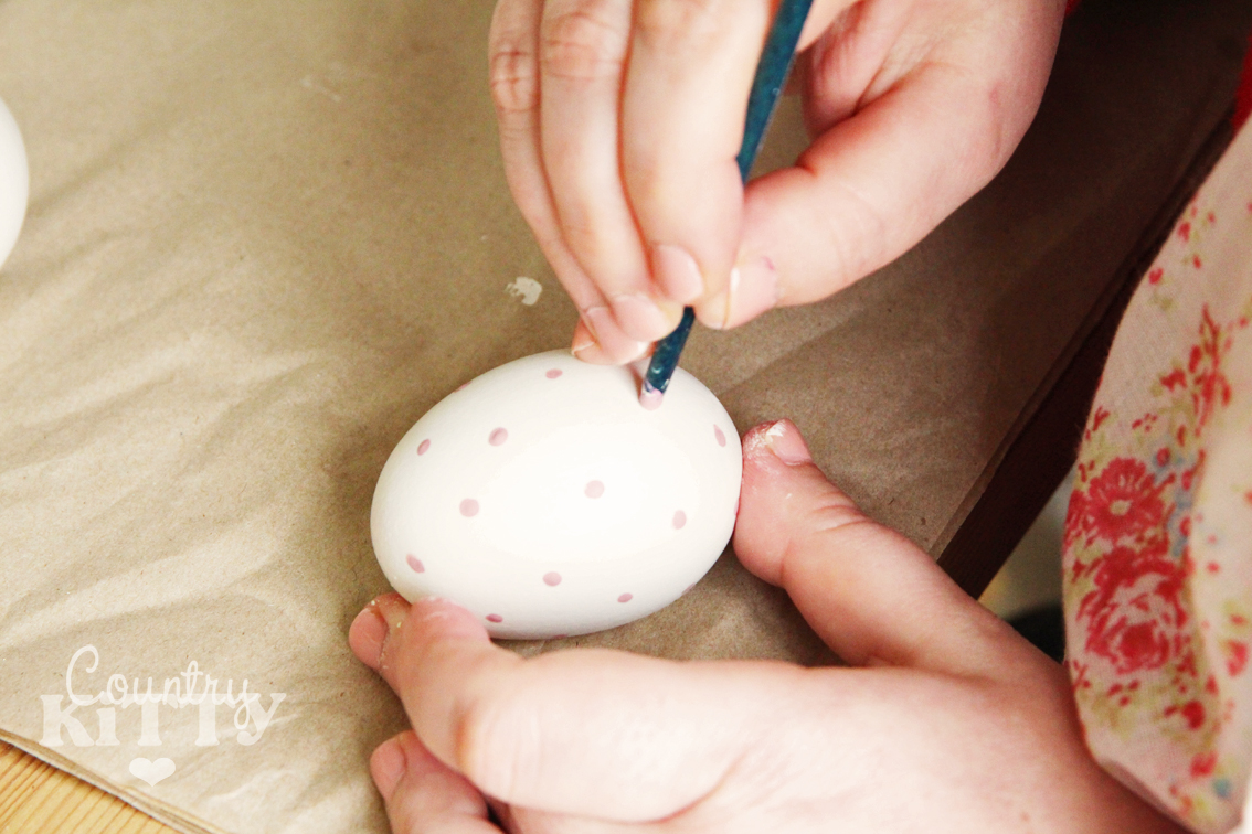 Diy decorated Easter eggs