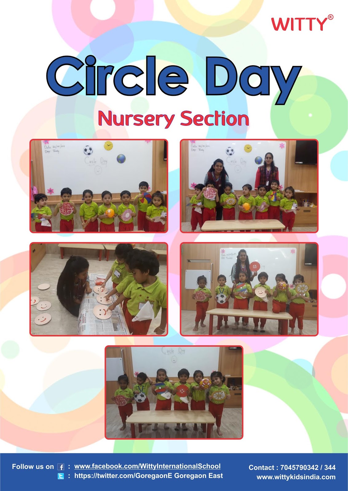 On the top of the World...: Circle Day Celebration by Nursery Section ...