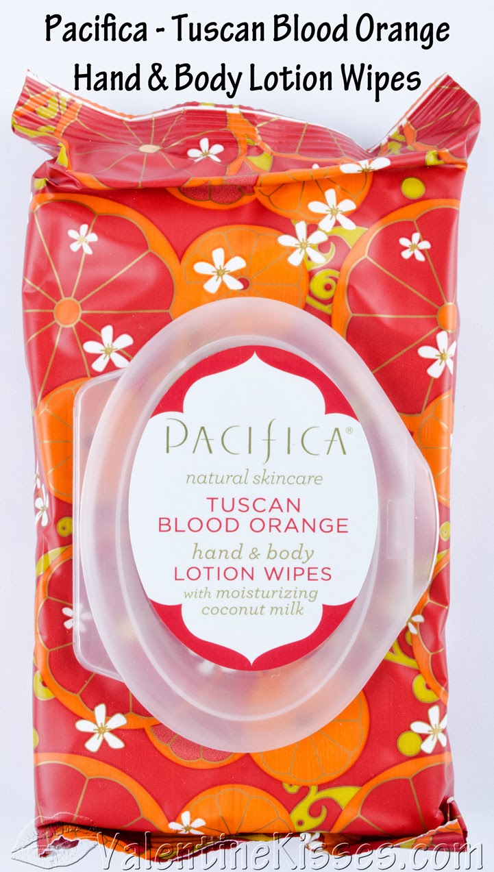 Valentine Kisses: Pacifica Hand & Body Lotion Wipes in Tuscan Blood ...