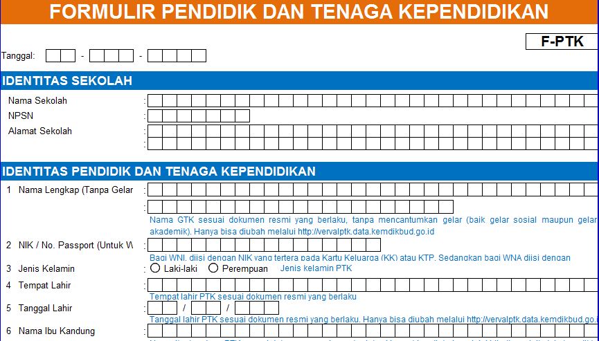 Cara Download Formulir Dapodik - hererload