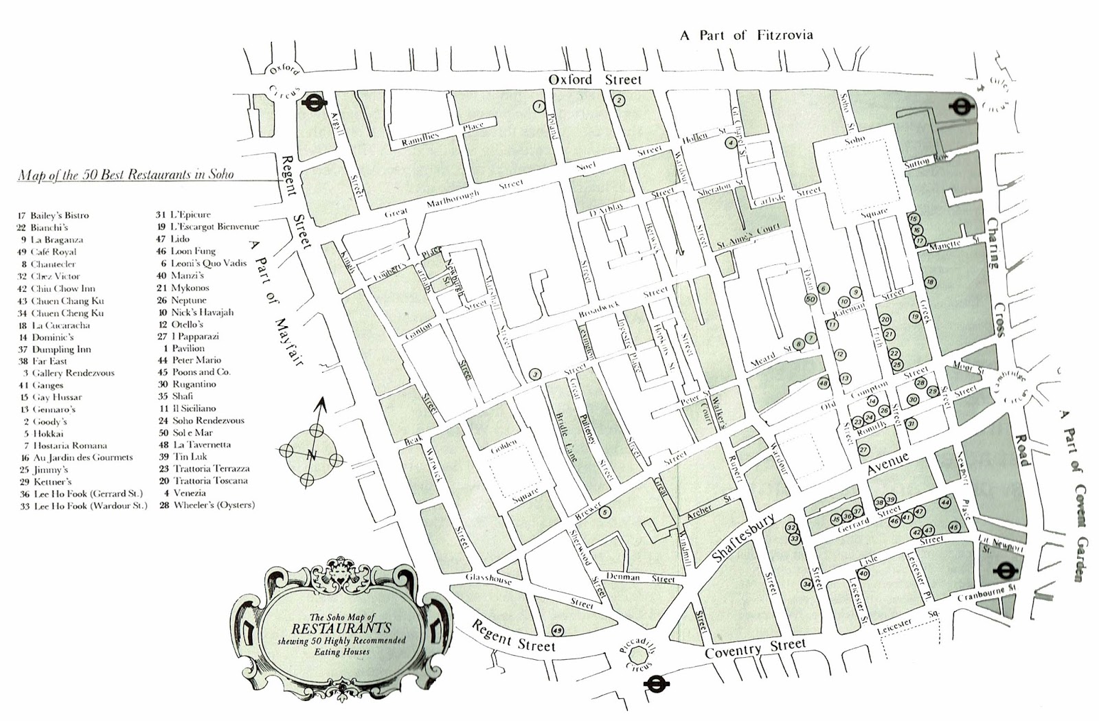 The Museum Of Soho's Blog.: Ghosts of Soho Restaurants.