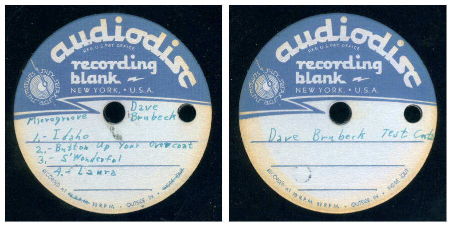 THE DAVE BRUBECK TRIO | JAZZ RESEARCH