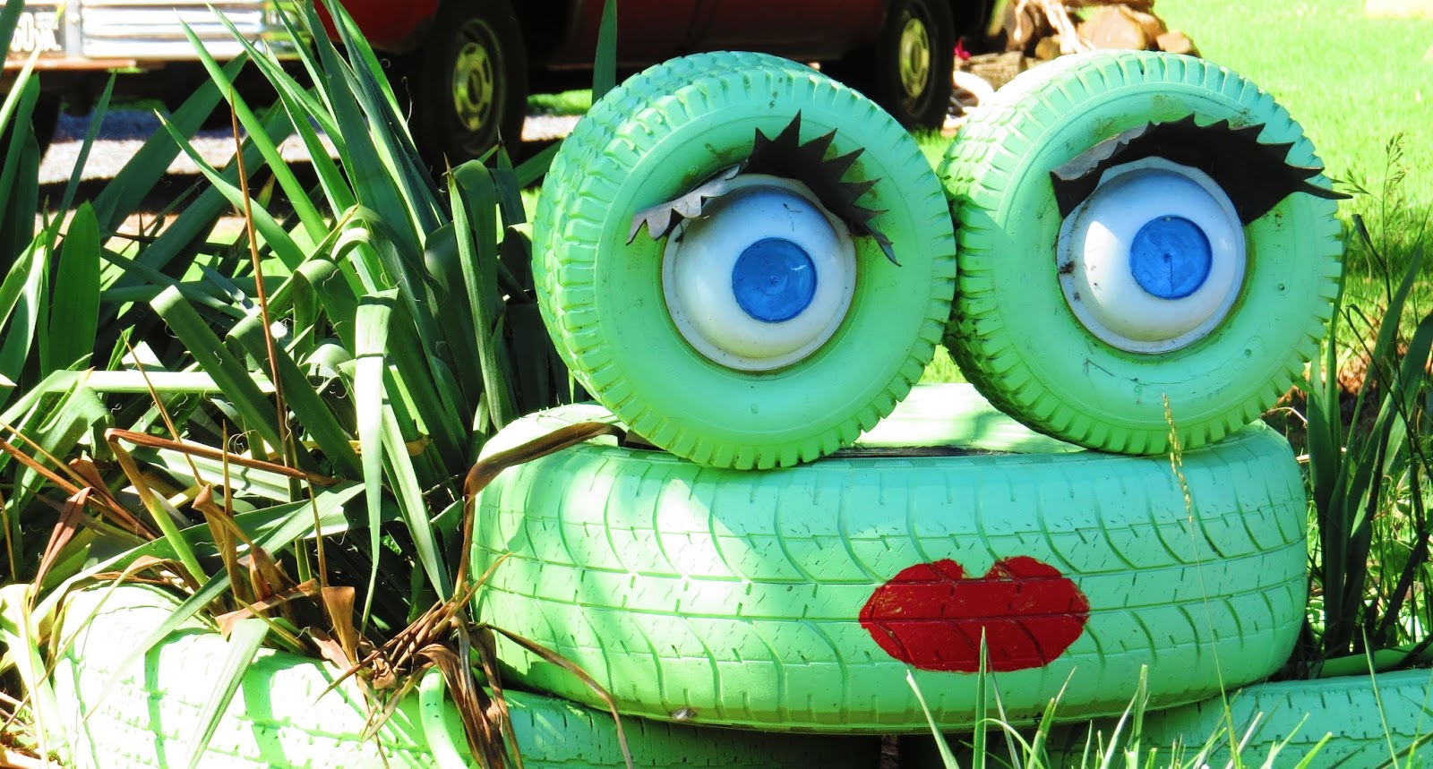 Let Your Light Shine: Lady Tire Frog