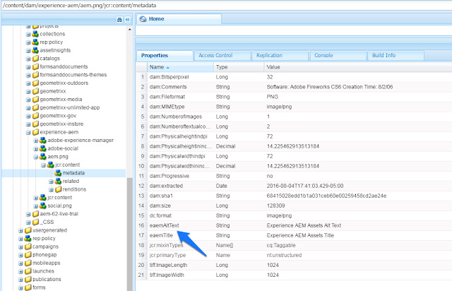 Experiencing Adobe Experience Manager Aem Cq Aem 62 Touch Ui Assets Console Add Metadata