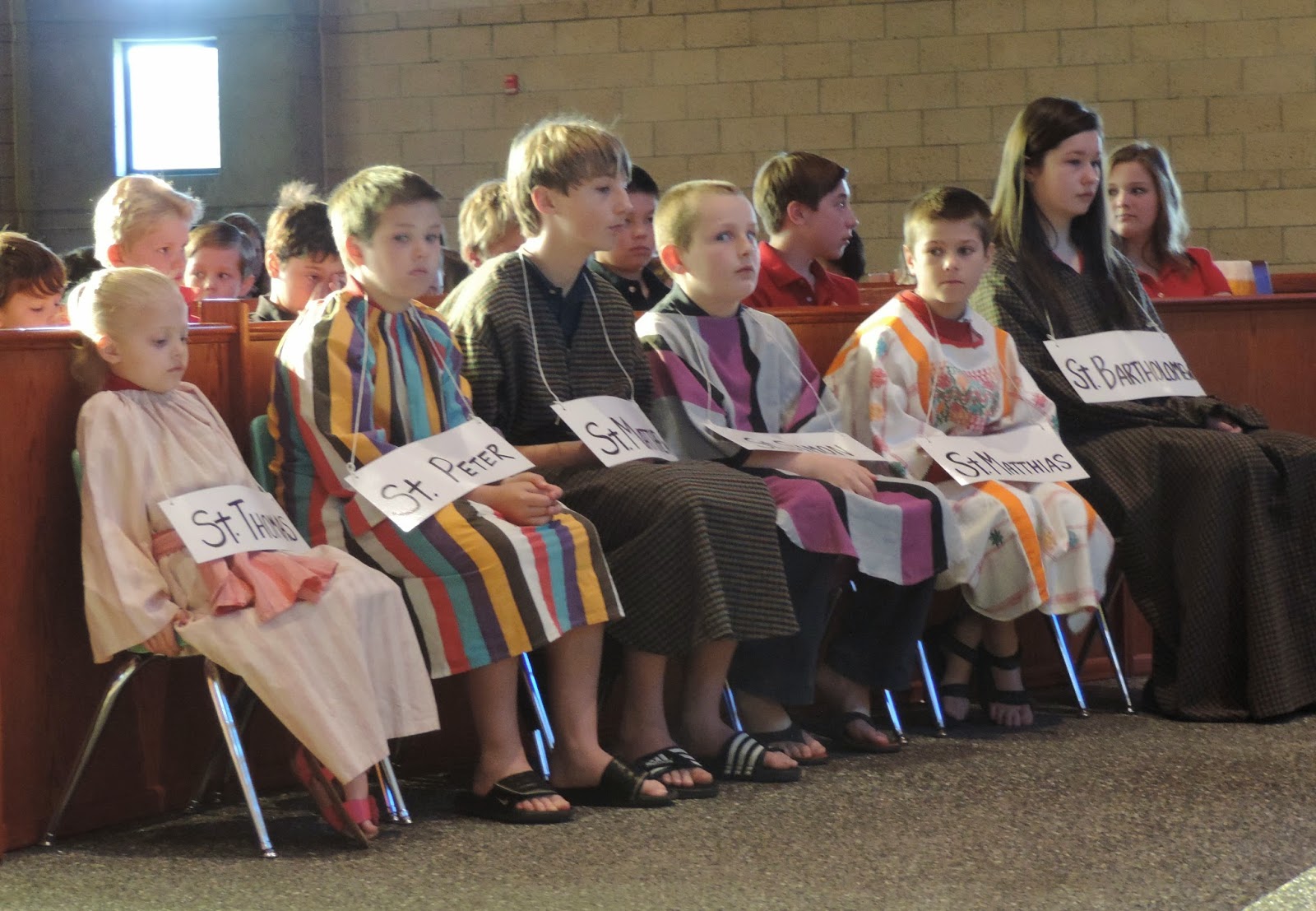Father Julian's Blog: Children's foot-washing ceremony