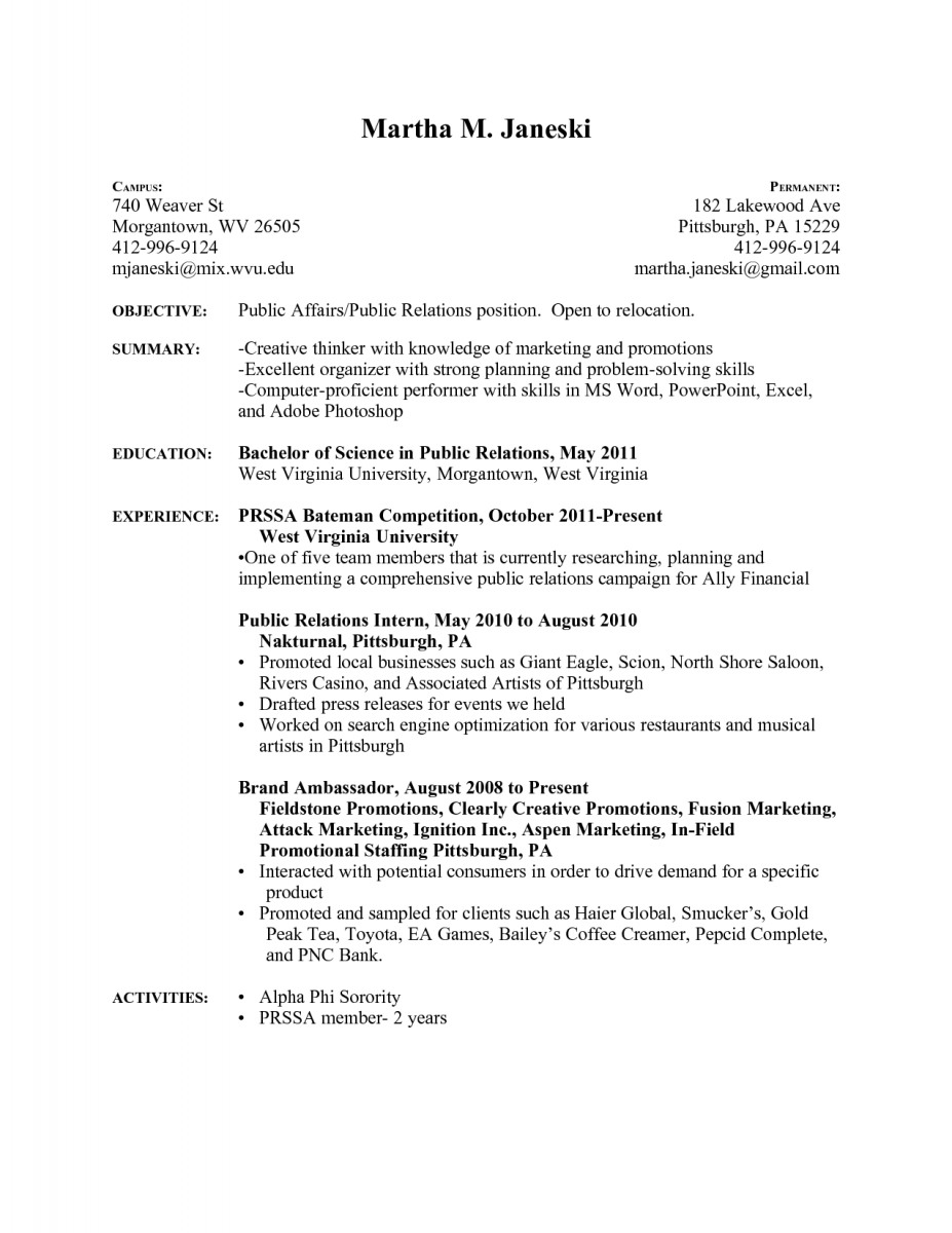 Top 10 Resume Samples PDF Free - berfose