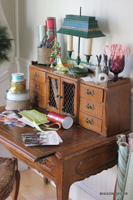Maison Decor: A Charming Gift Wrap Station