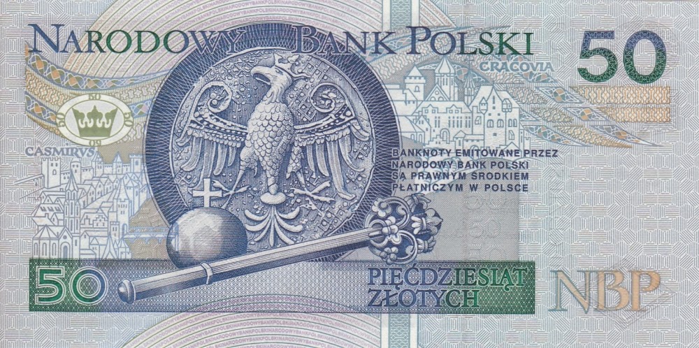 Poland 50 Zlotych banknote 1994|World Banknotes & Coins Pictures | Old ...