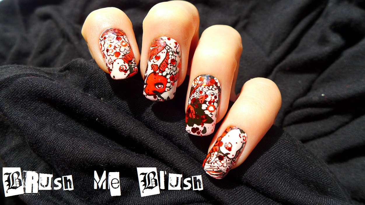 Brush me Blush: Koi Fish Nail Art