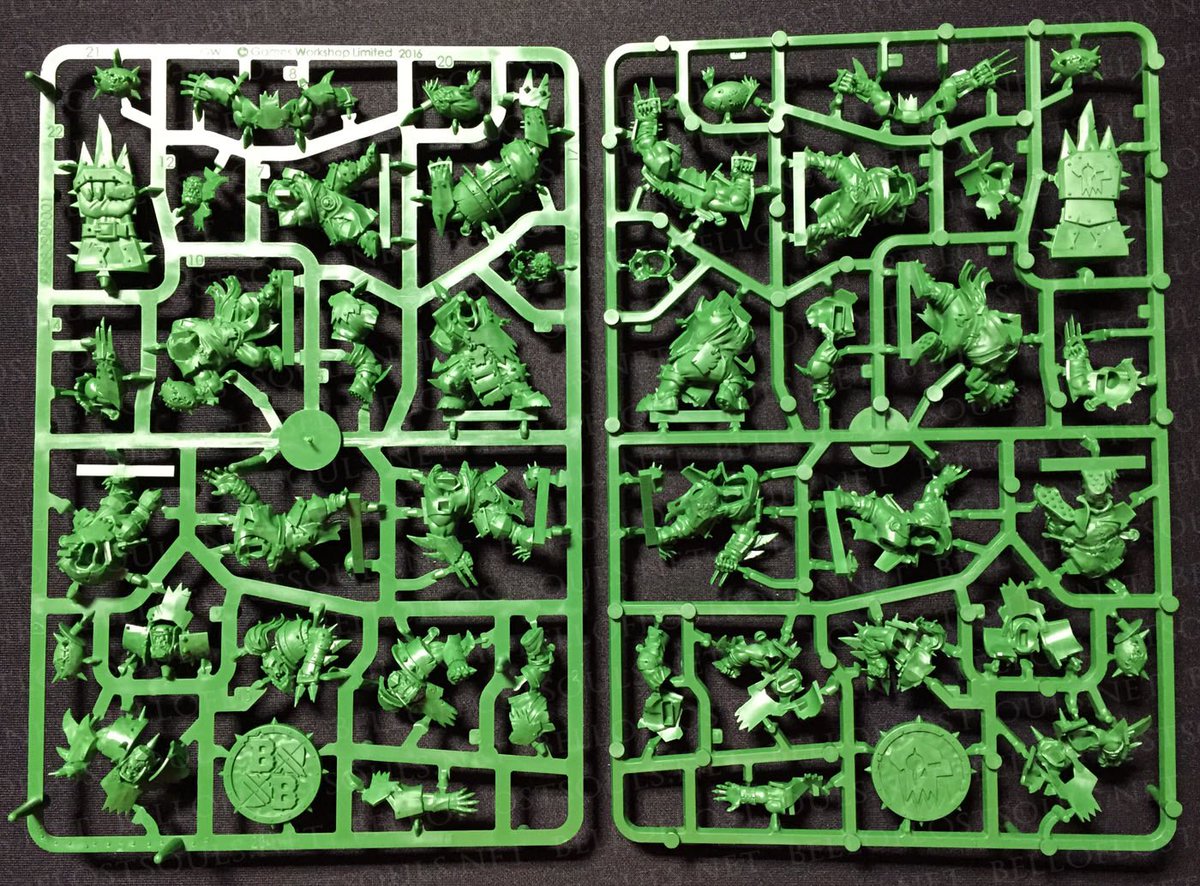 Wargame News and Terrain: Games Workshop: Blood Bowl Miniature Sprue ...