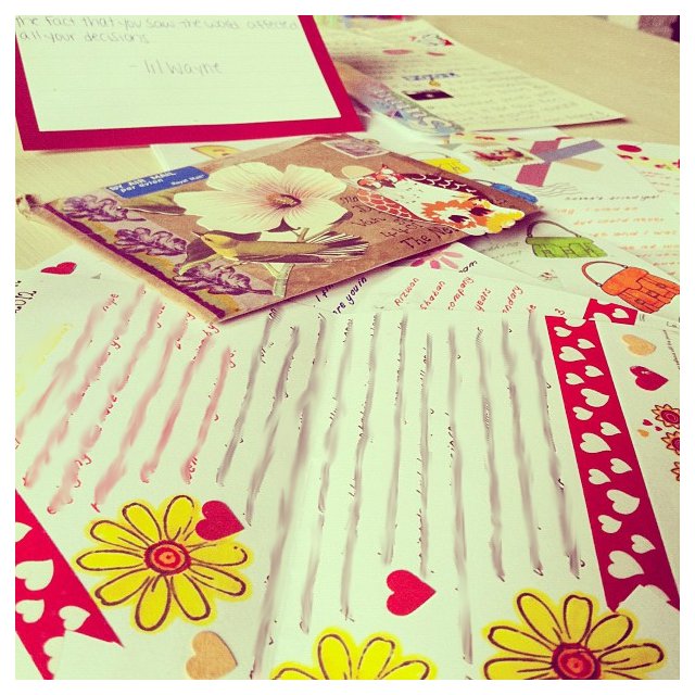 Bursts of Bubbles: Project: Handmade Writing Paper