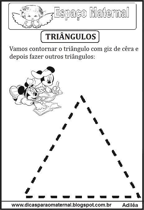 triângulo (com imagens) | Formas geometricas educação infantil ...