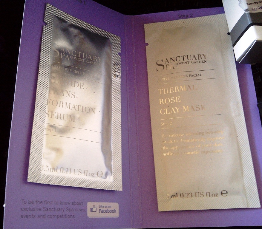 BeautySwot: Sample Sachet Sunday - Sanctuary Spa Active Reverse Thermal ...