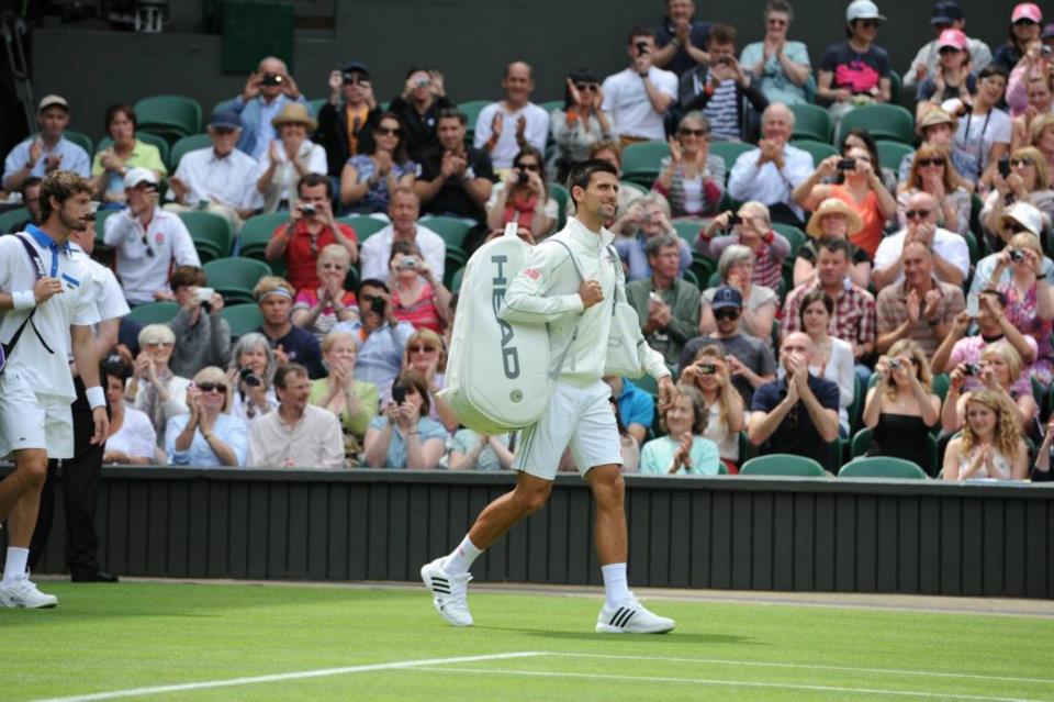 TENNIS BOULEVARD: Novak Djokovic premieres HEAD bag at Wimbledon