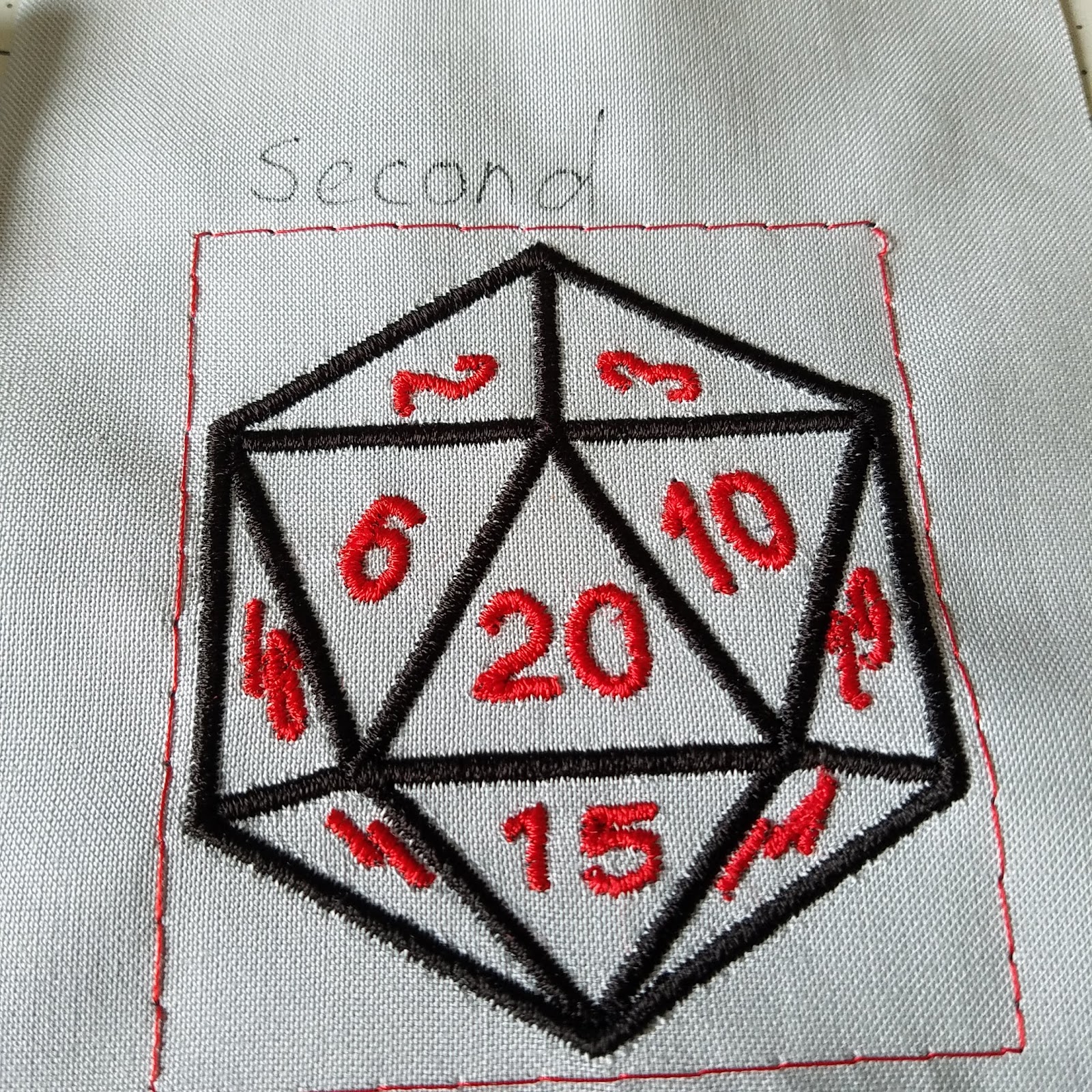 Becca's Crazy Projects: Embroidery Design - D20