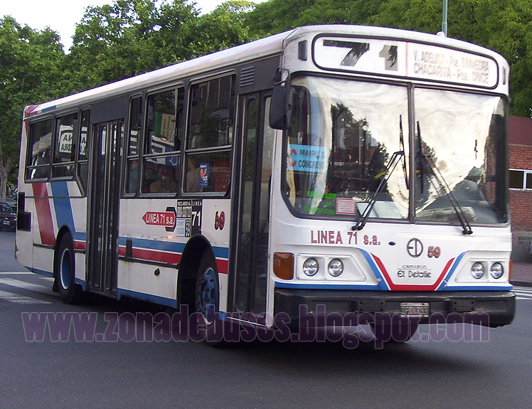 Colectibus - Zona de Buses: LINEA 71