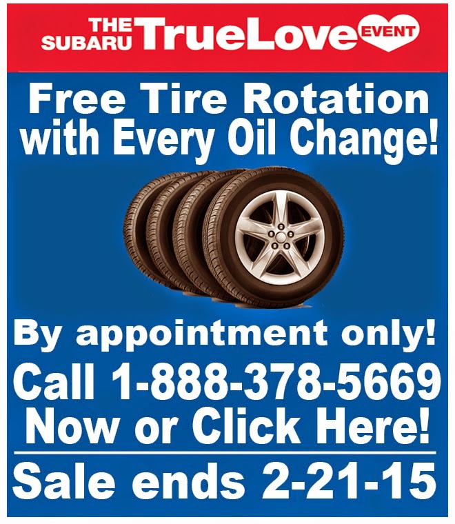 Free Tire Rotation | Colonial Subaru