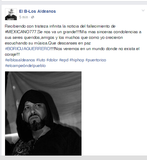 Muere el Rapero Puertorriqueño Mexicano 777 - El Desacato24/7