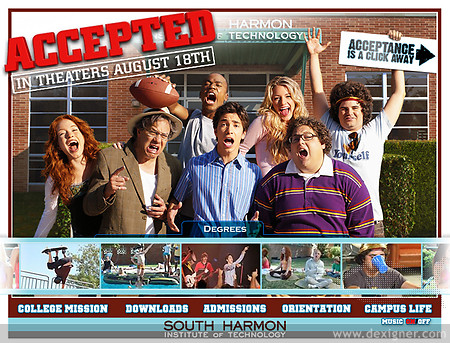 Movie Lovers Reviews: Accepted (2006) - Slacker Comedy that gets ...