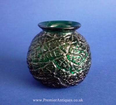 Premier Antiques: Thomas Webb Iridescent 'Bronze' Glass