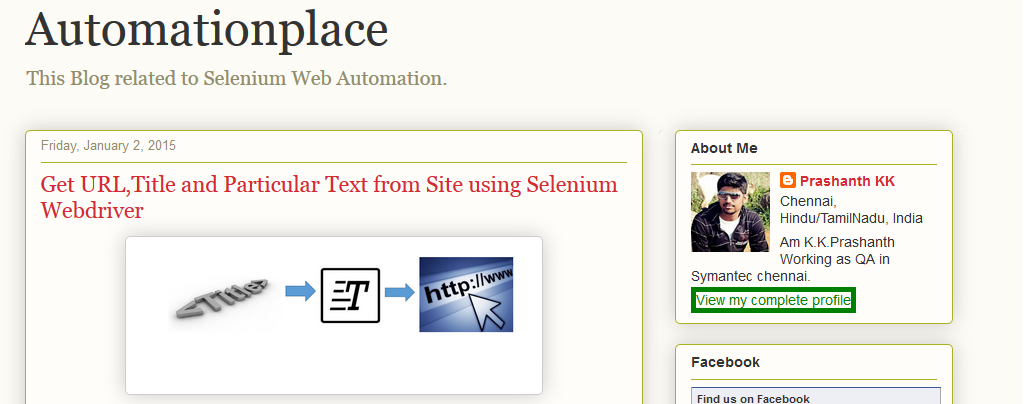 Automationplace Highlight Webelements Using Selenium Webdriver