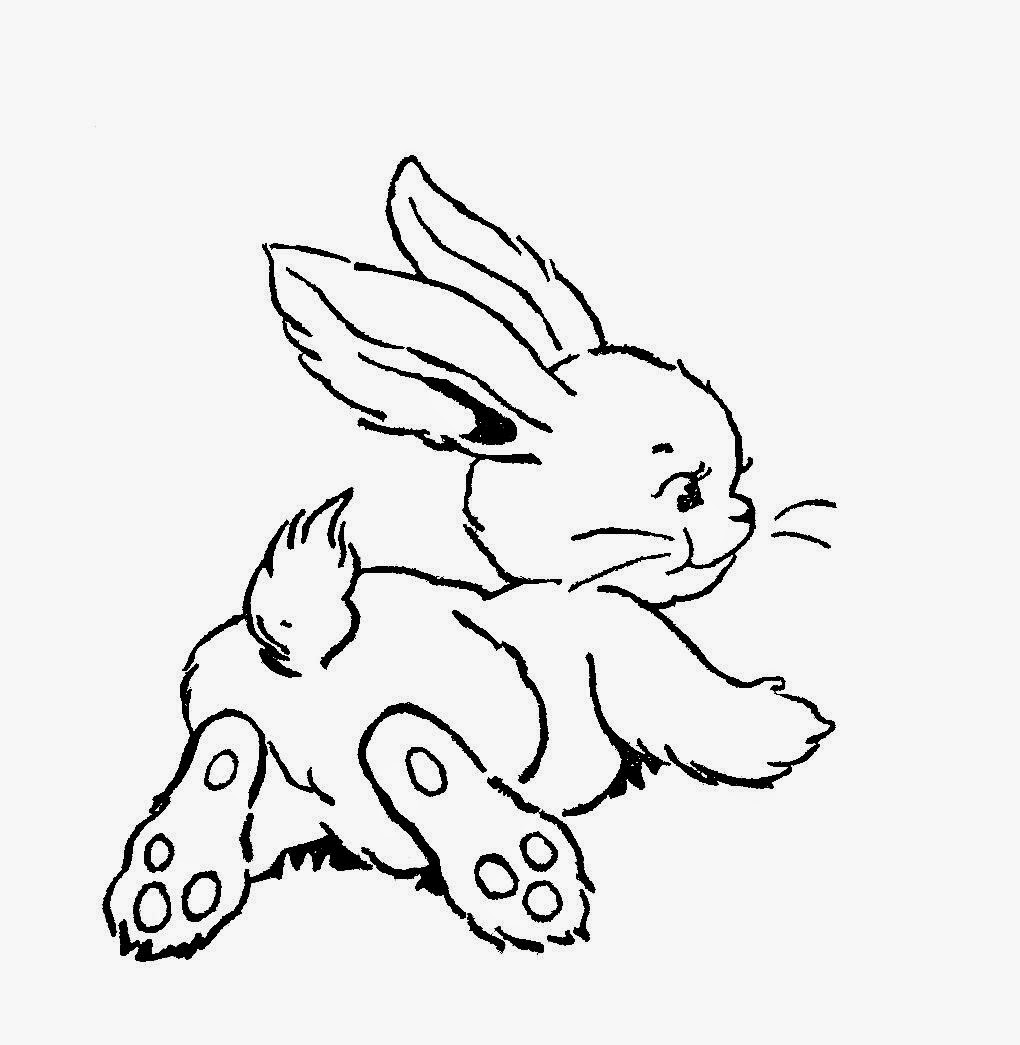Digital Stamp Design: Free Easter Digital Stamp: Cute Bunny Digital ...